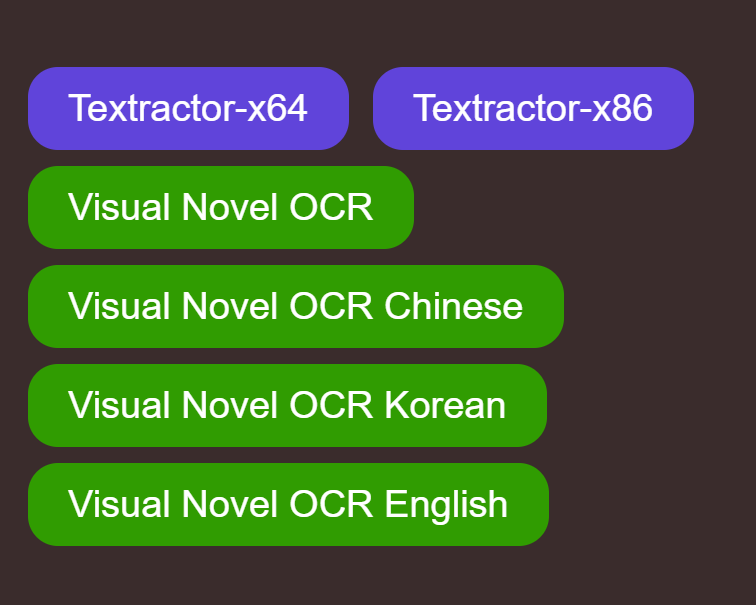 Visual Novel OCR for Chinese Korean English